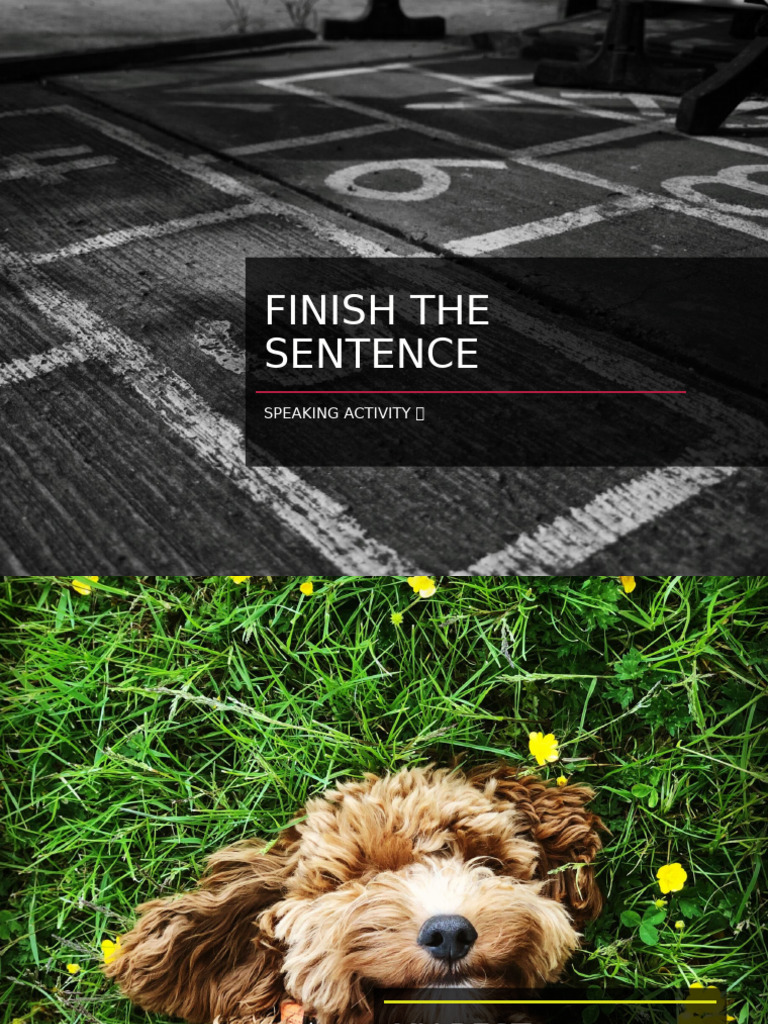 Finish The Sen | PDF