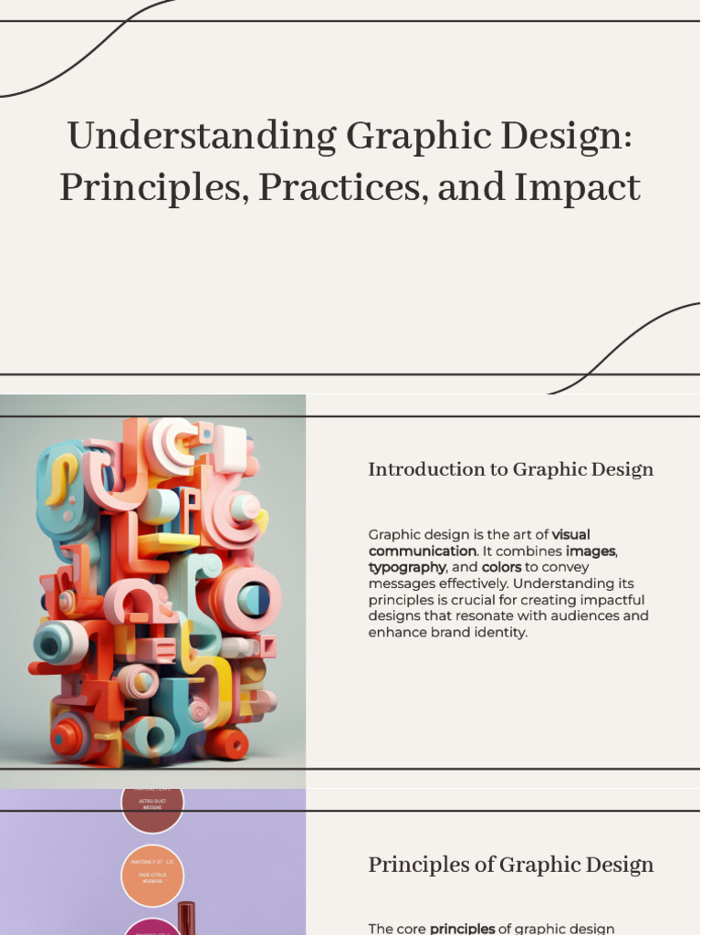 Graphic Design Principles and Impact | PDF