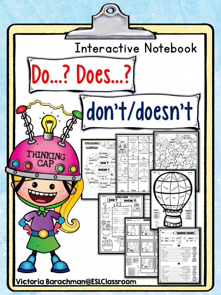 Present Simple Do... - Does... - Don't - Doesn't - ESL Worksheets | PDF