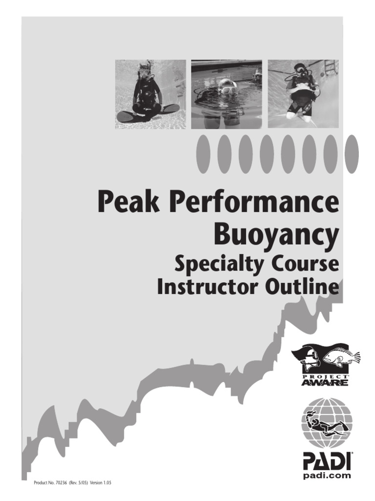 Peak Performance Buoyancy | PDF | Scuba Diving | Underwater Diving