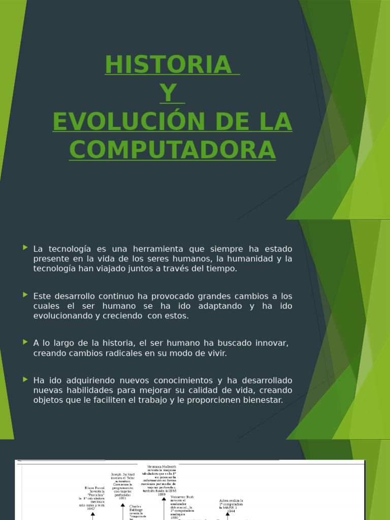 Historia y Evolución de La Tecnologia | PDF