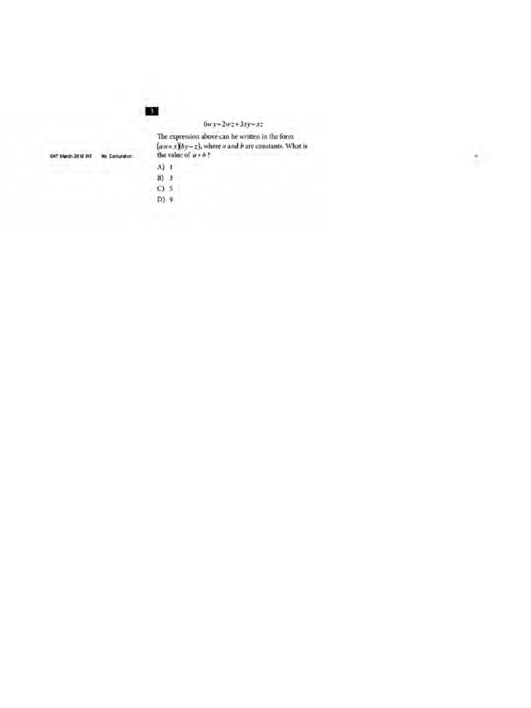 1 - Expressions and Equations | PDF