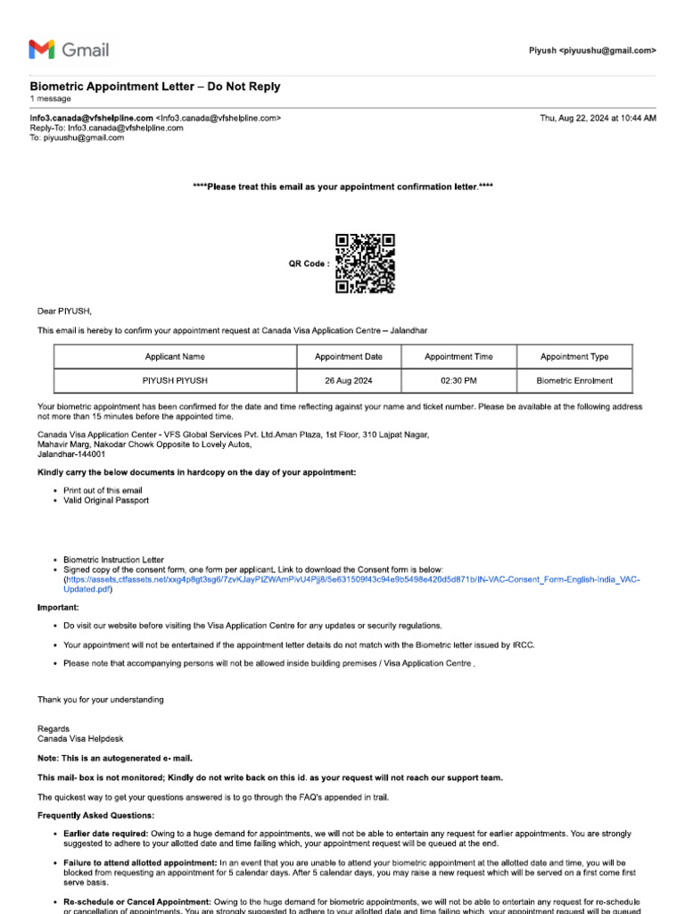 Appointment Letter | PDF