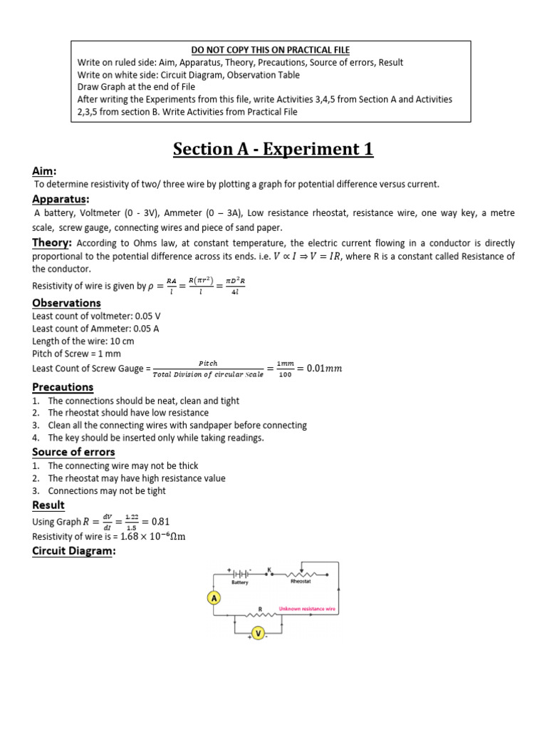 12PhysicsPractical 2024 | PDF | P–N Junction | Electrical Engineering