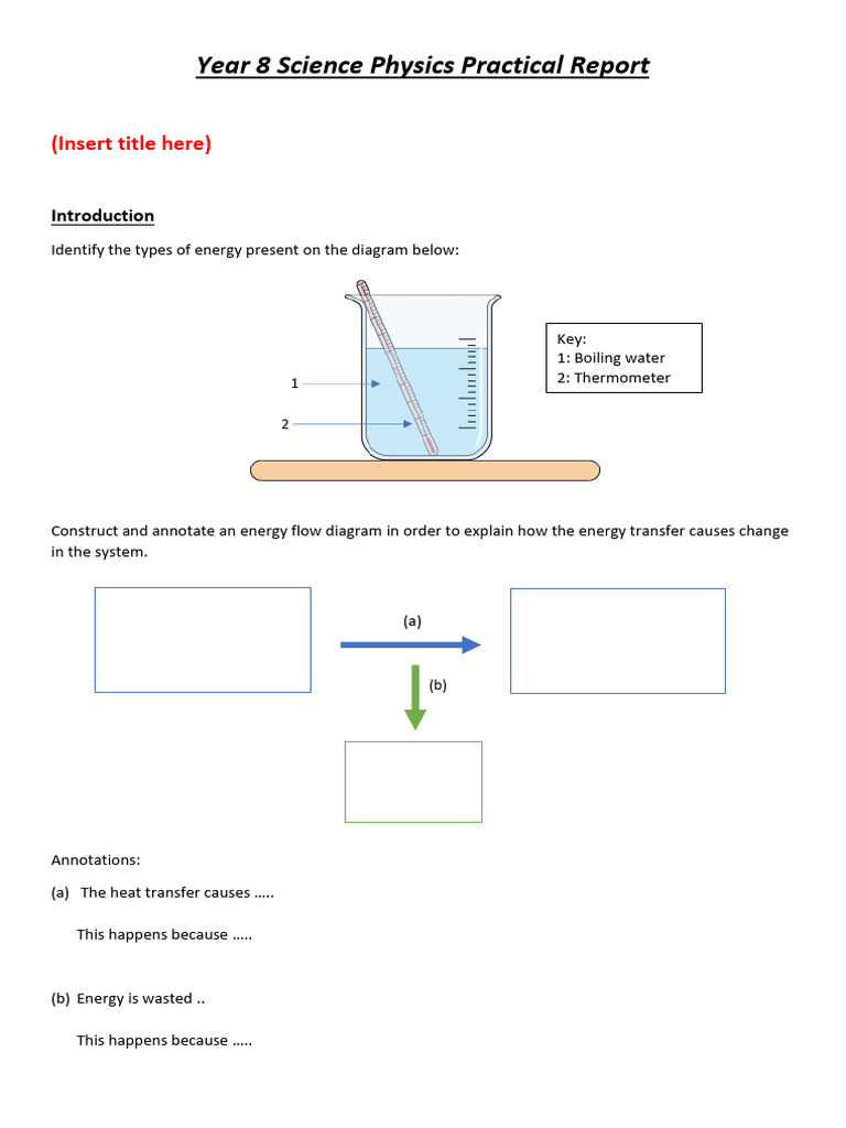 Investigating Heat Practical | PDF