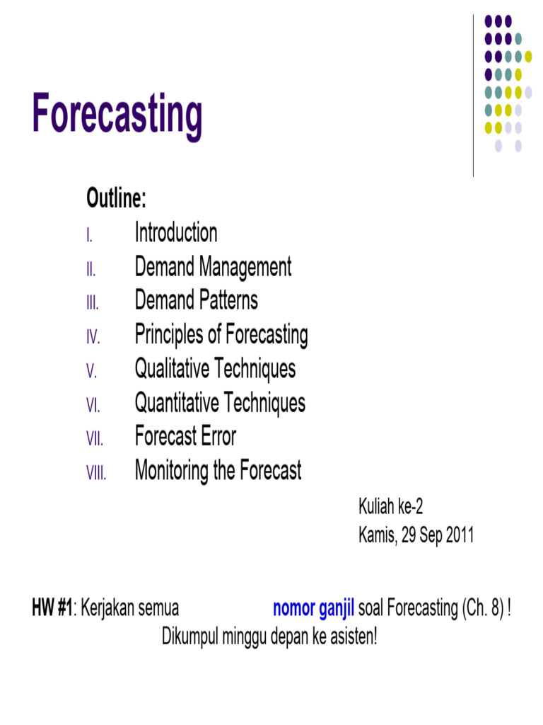 Forecasting | PDF