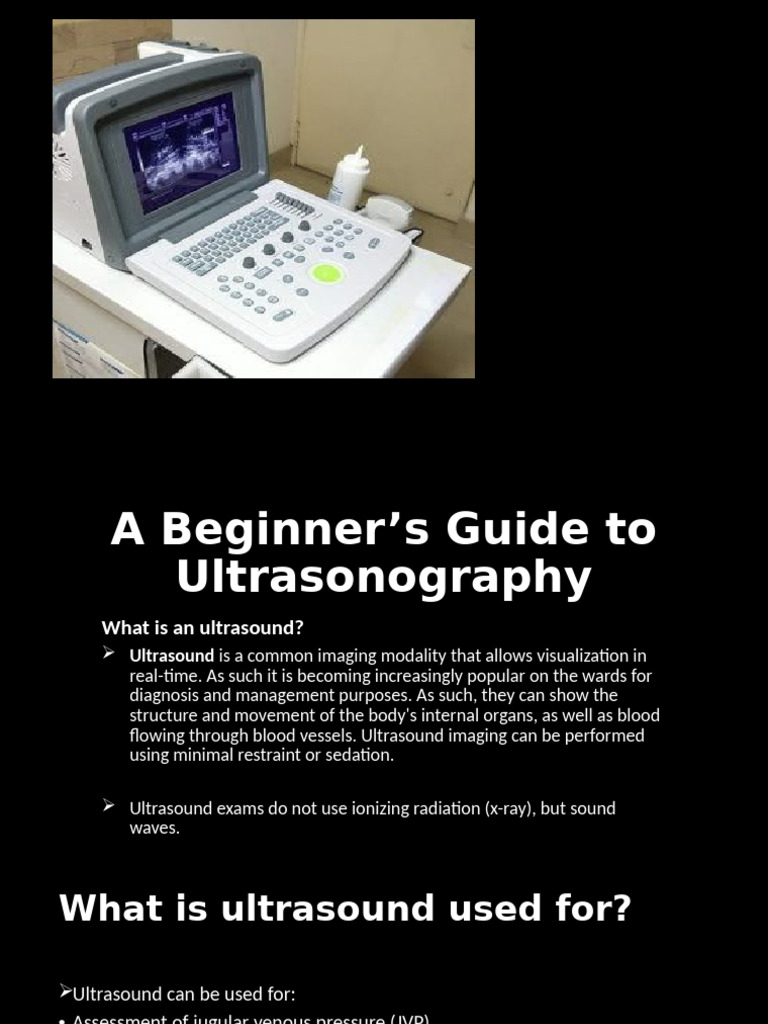 10 a Beginners Guide to Ultrasound | PDF