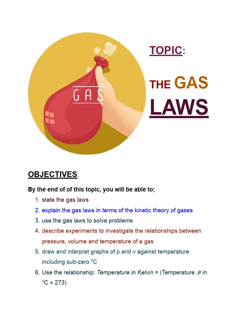 The Gas Laws | PDF