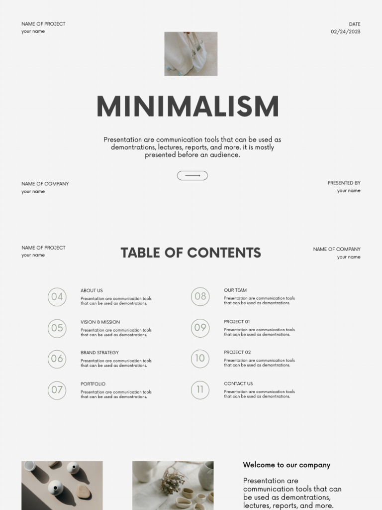 White Modern Igcgicitcchkygv Minimalism Presentation.pdf | PDF