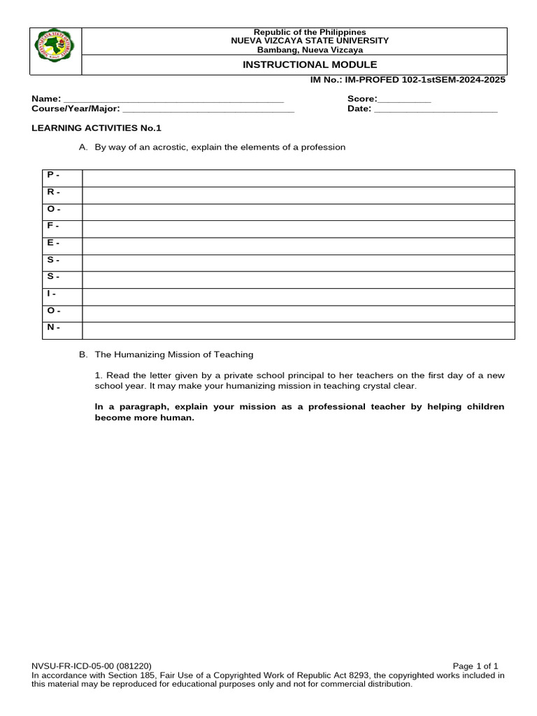 Activity No. 1 | PDF