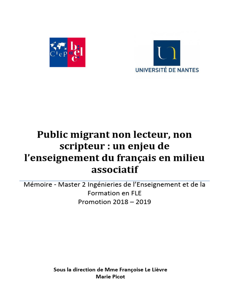 16 PICOT Marie 2019 | PDF