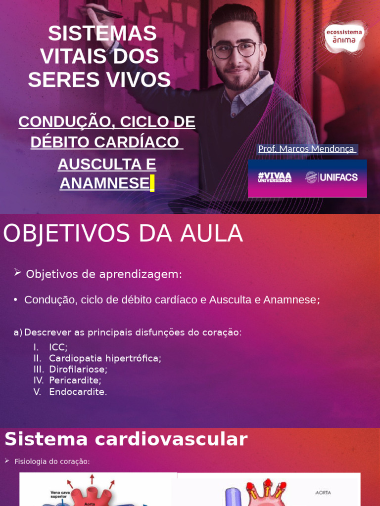 Aula 03 Condução, Ciclo de Débito Cardíaco | PDF