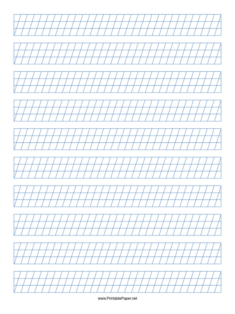 Calligraphy Guide Paper | PDF