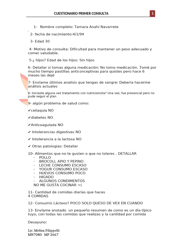 Cuestionario 2023 | PDF