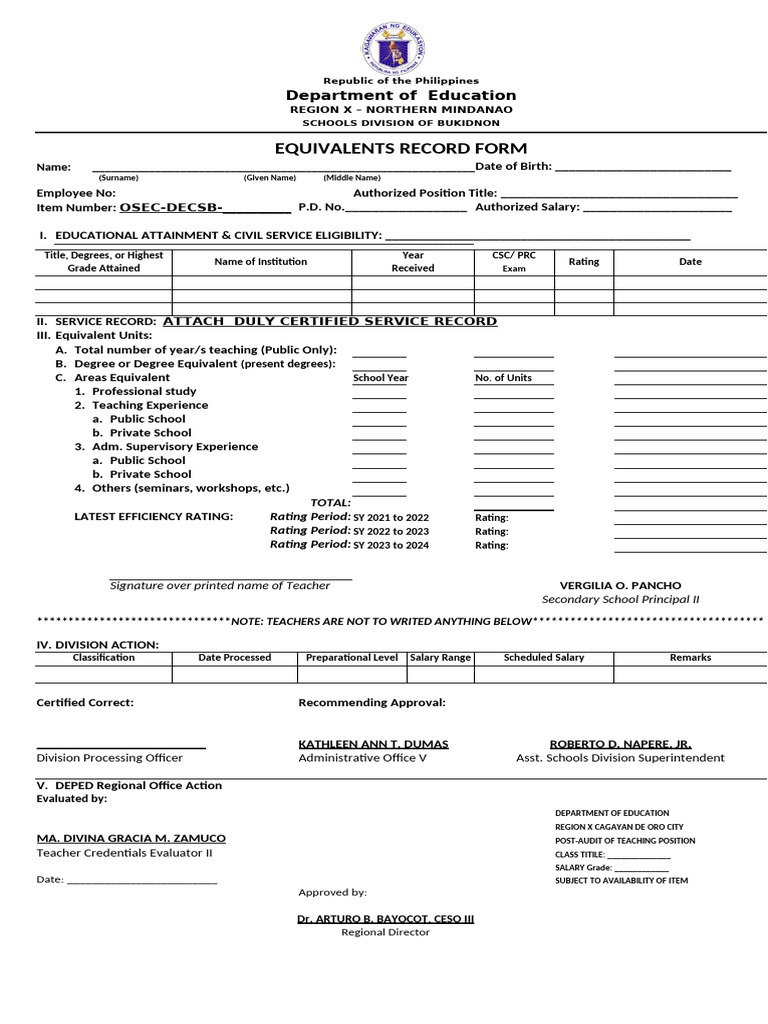 E-R-F-Form-1-2024 | PDF
