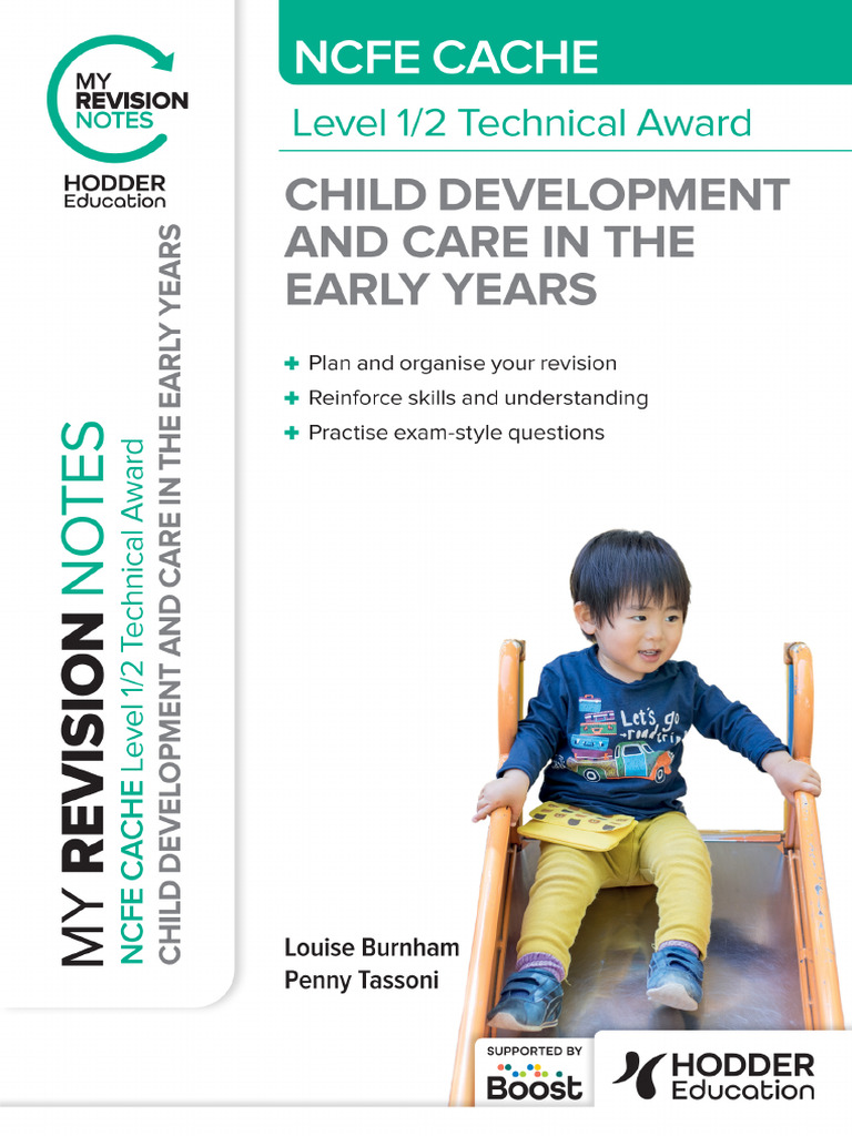 My Revision Notes NCFE CACHE Level 12 Child Development and Care in The ...