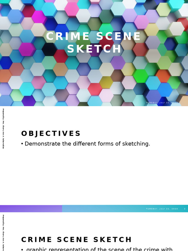 Topic 11 Crime Scene Sketch | PDF