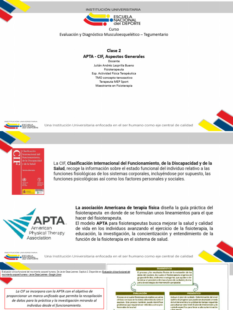 Clase 2 - Generalidaes CIF Y APTA | PDF