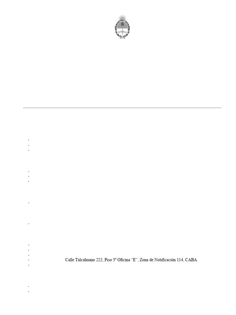 Caratula de Expediente 1 | PDF | Demanda judicial | Ley Pública