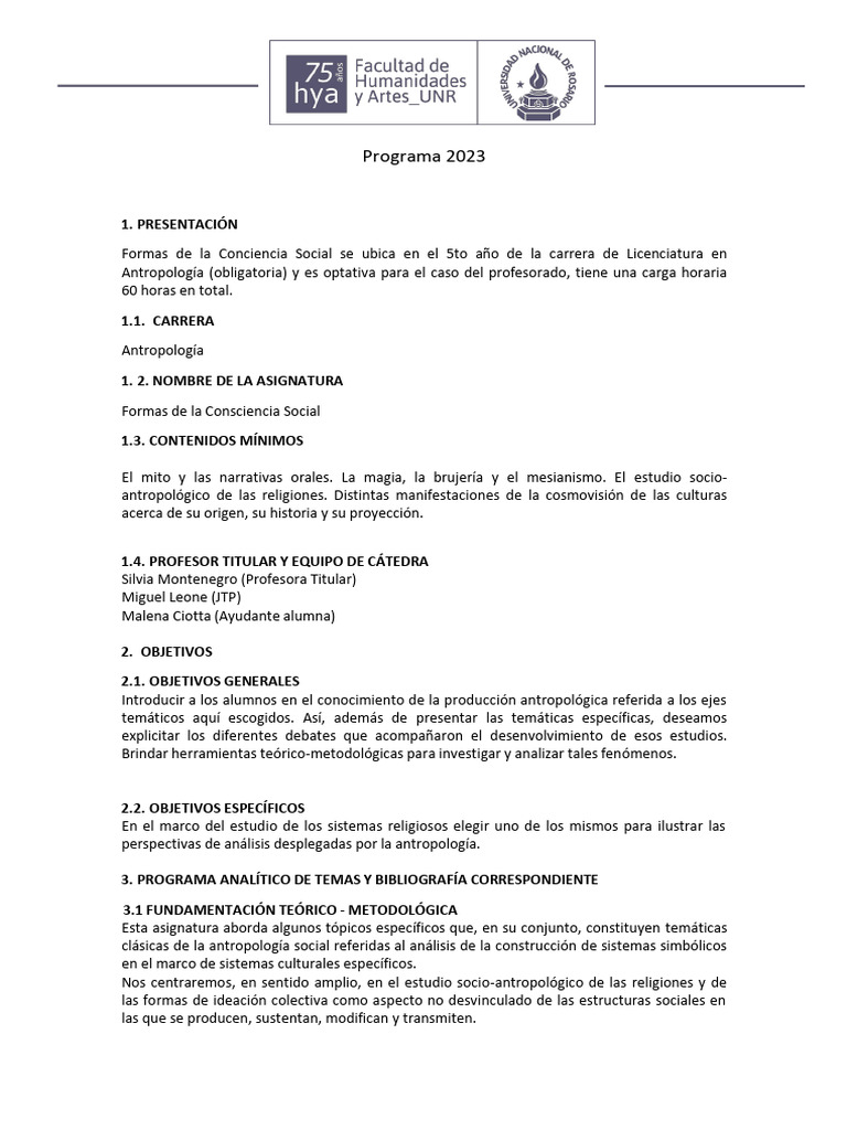 00 - Programa 2023 | PDF