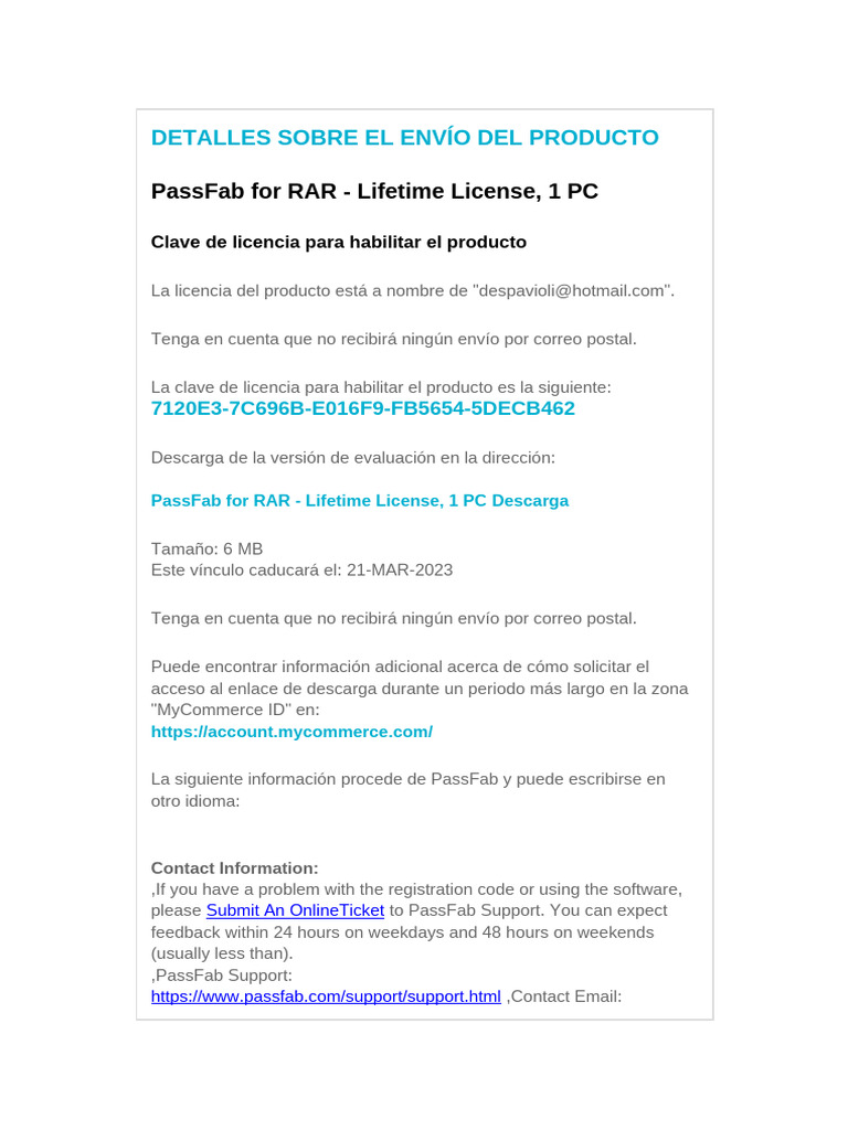 Passfab Rar | PDF