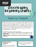 Cheerleading Cheers and Yell Examples | PDF
