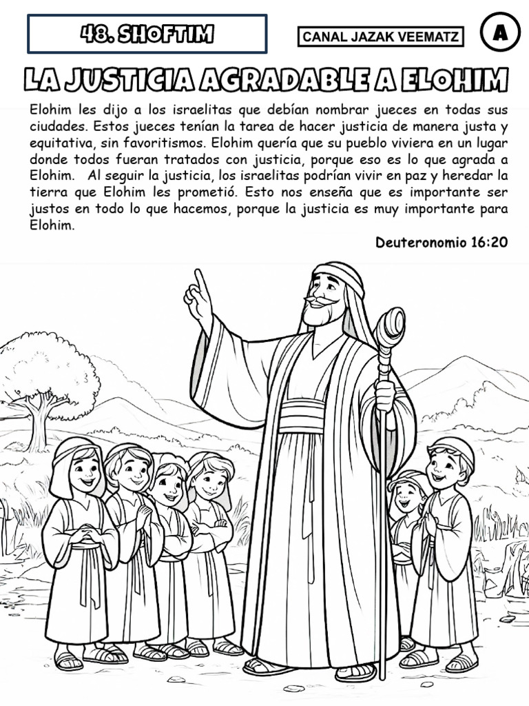 48 Parashá Shoftim para Niños | PDF