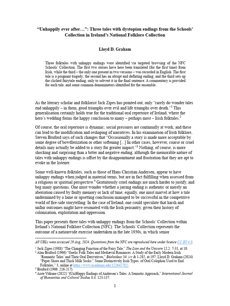 “Unhappily ever after…”: Three tales with dystopian endings from the ...