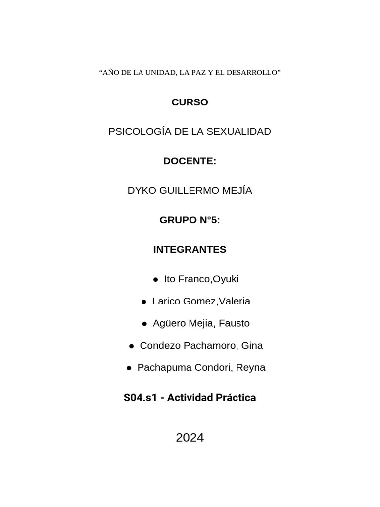 Psico Sexualidad. | PDF