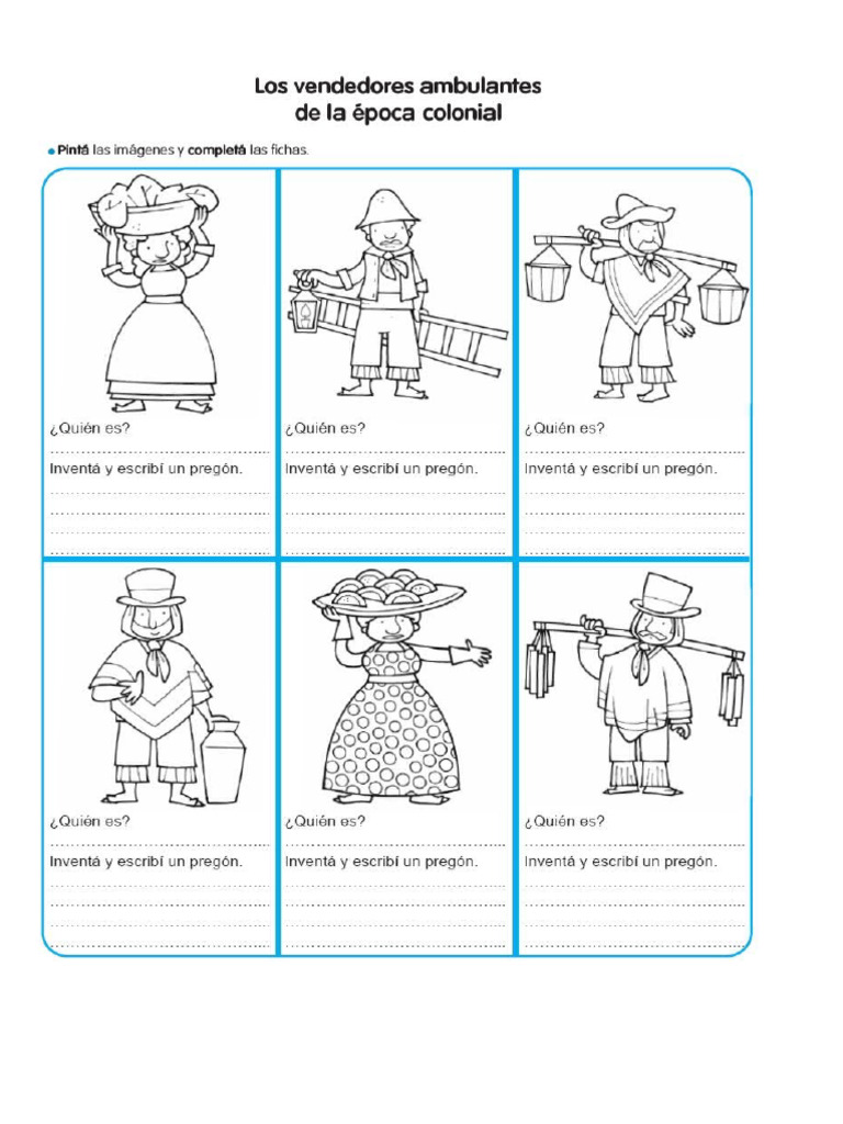 Actividades 1 Ciclo Epoca Colonial | PDF