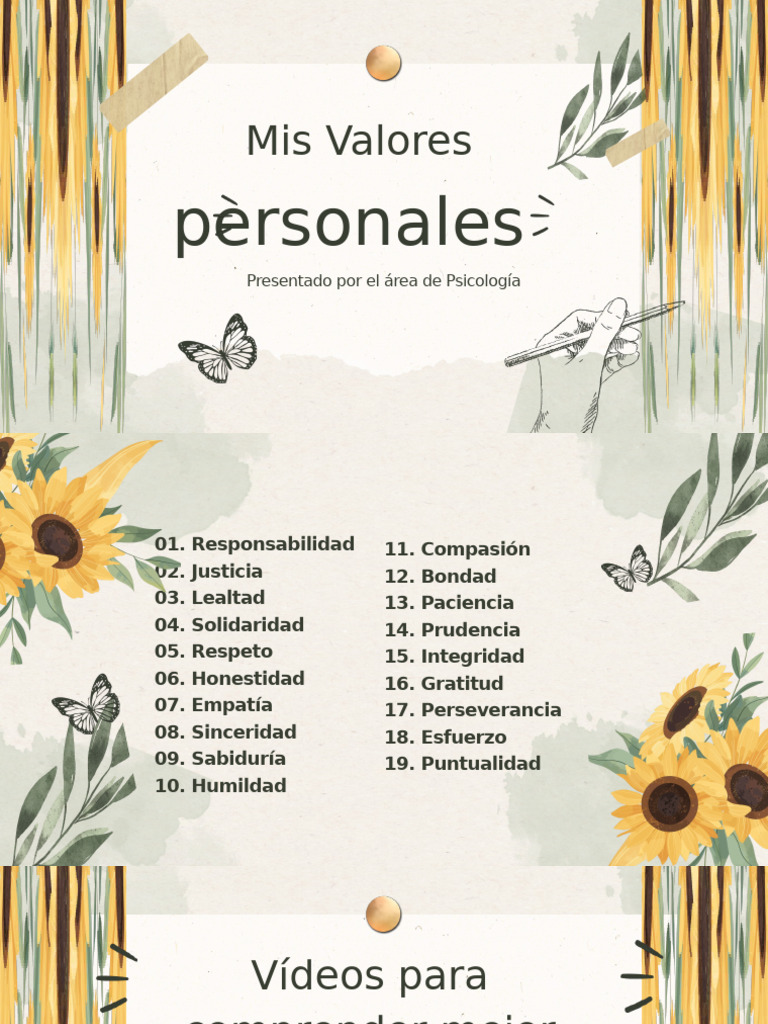 Mis Valores Personales | PDF