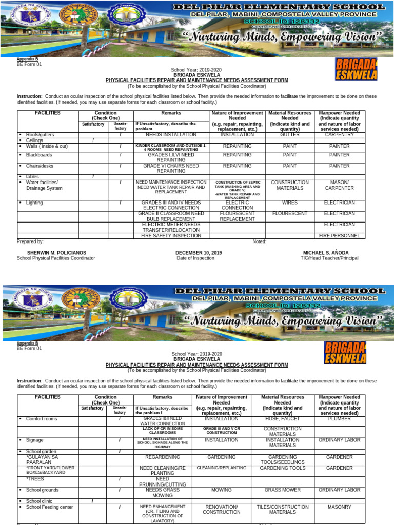 Be Form 01-2019 | PDF