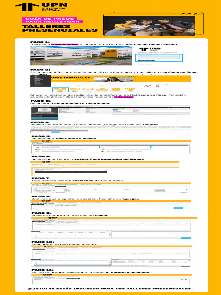 upn-tutorial-registro-de-talleres-primer-ciclo 2024-2 (2) | PDF