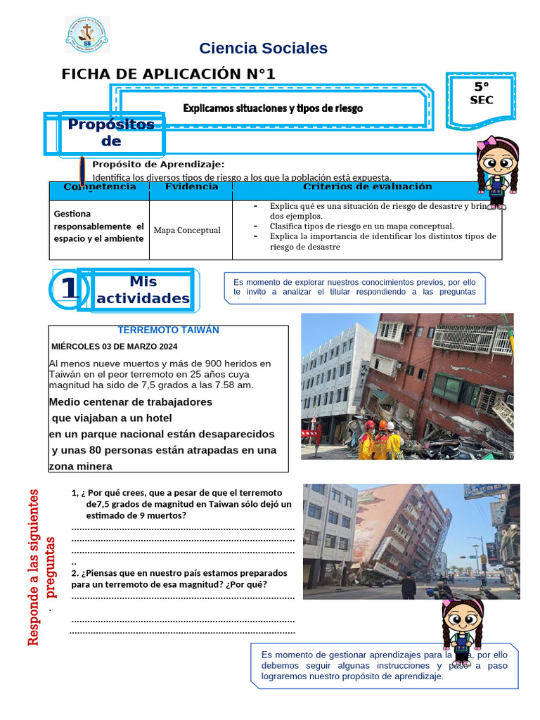 5° FICHA DE APLICACIÓN-SESIÓN1-SEM.1-EXP.3-CCSS (2) | PDF