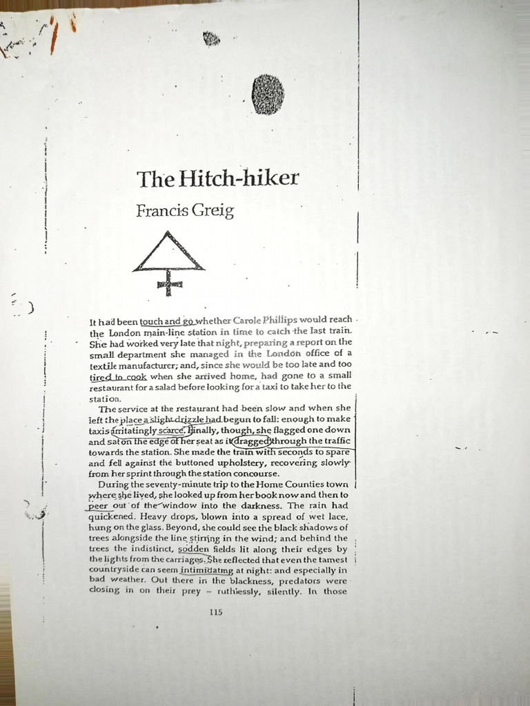 The Hitch-Hiker (Fixed) | PDF