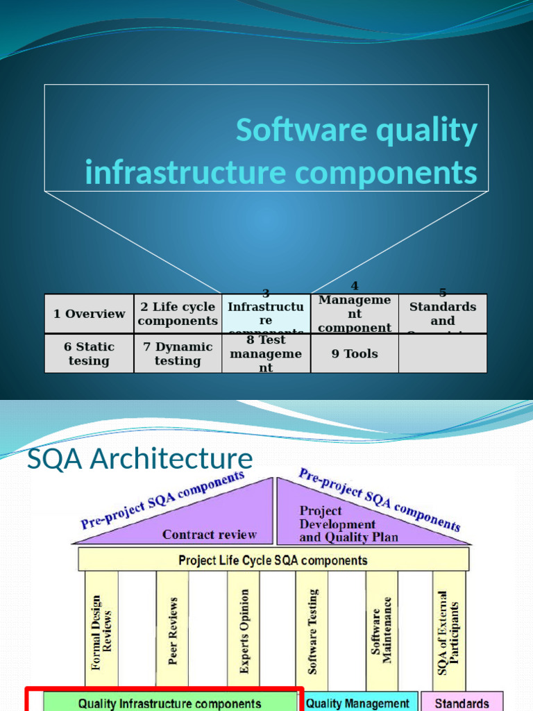 Chapter 3 - Software Quality Infrastructure Components | PDF