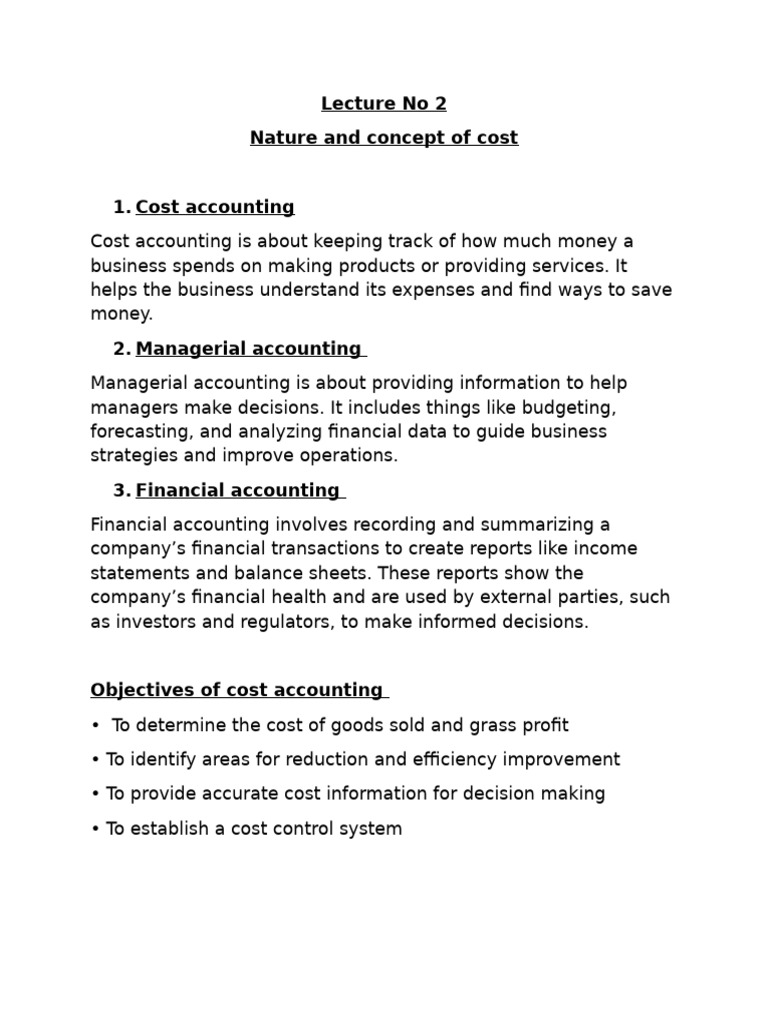 Cost Accounting | PDF