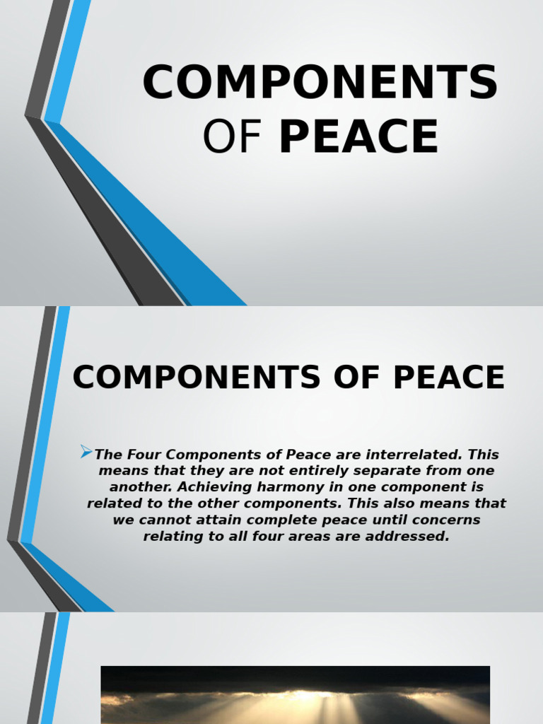 Components of Peace | PDF