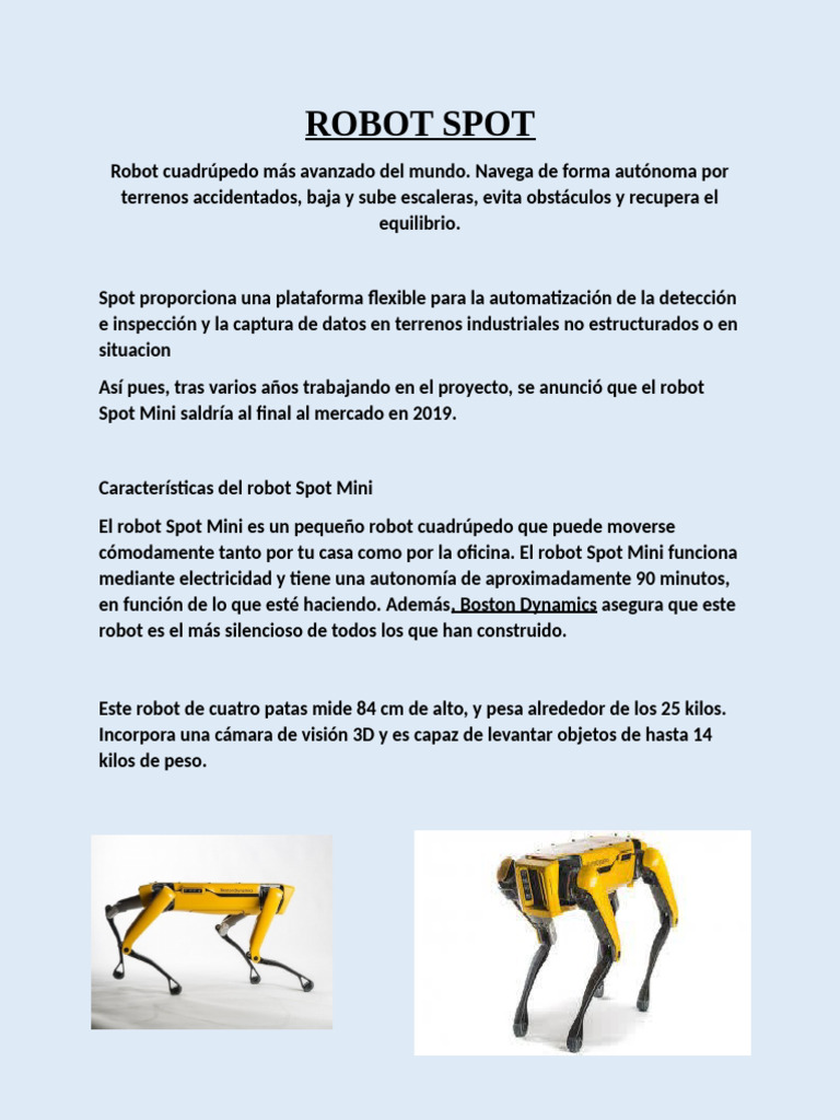 ROBOT SPOT | PDF