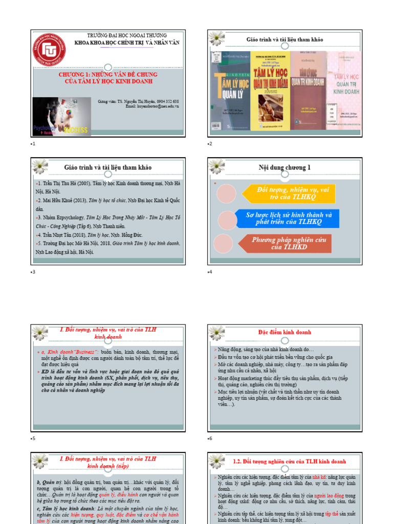 FTU. Full Slides TLH KINH DOANH | PDF