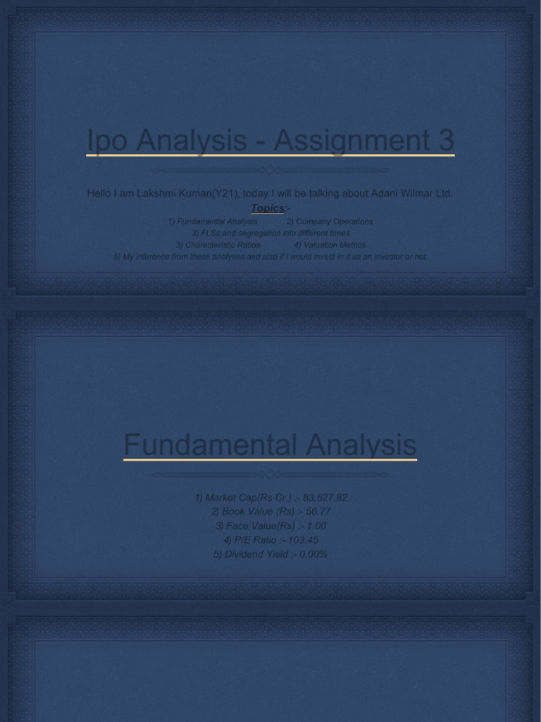 Ipo Analysis - Assignment | PDF