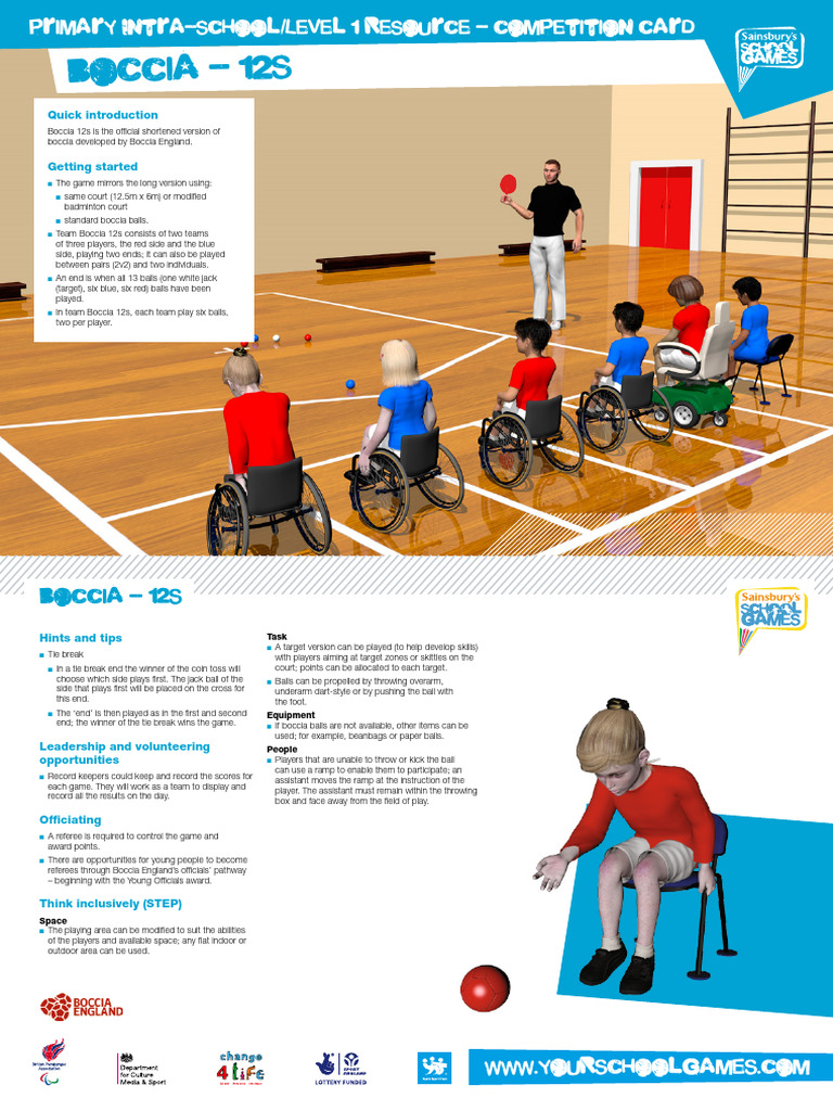 Boccia_Level_1_Primary_Competition_Card | PDF