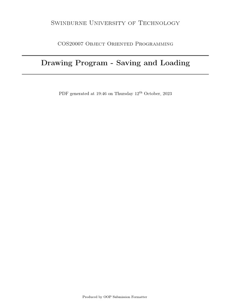 5.3C - Drawing Program - Saving and Loading - Submission | PDF