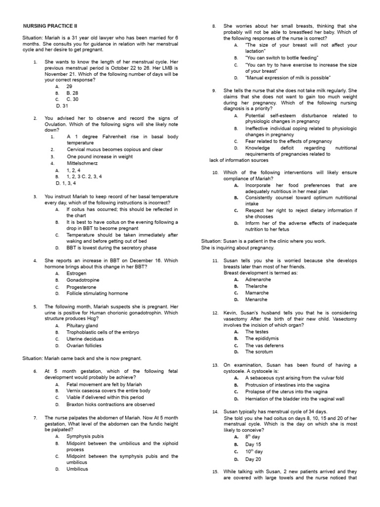 Nursing Practice Ii | PDF