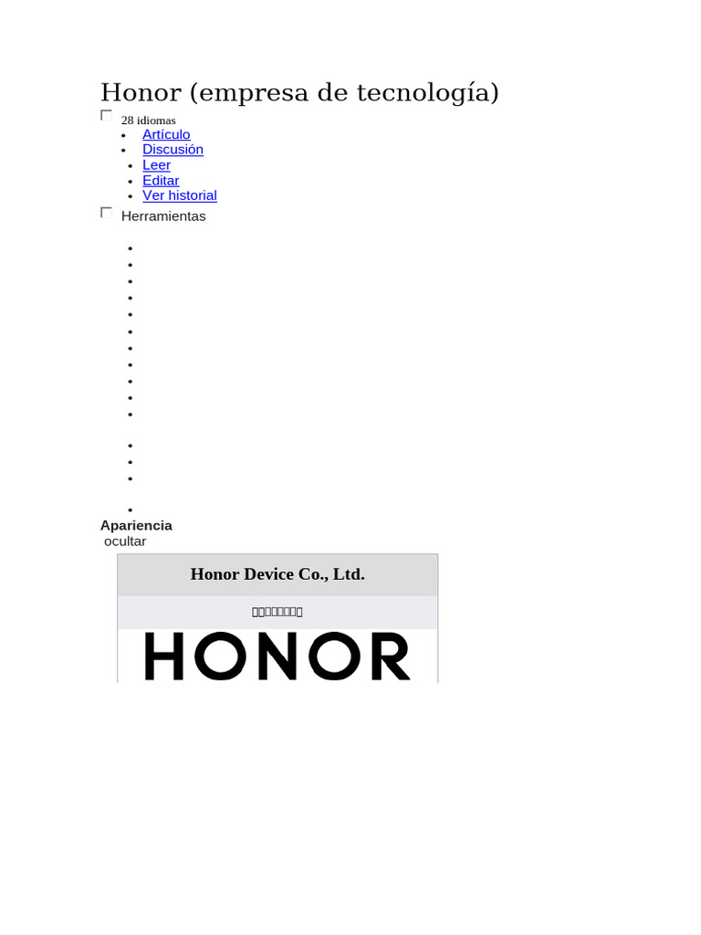 Honor | PDF