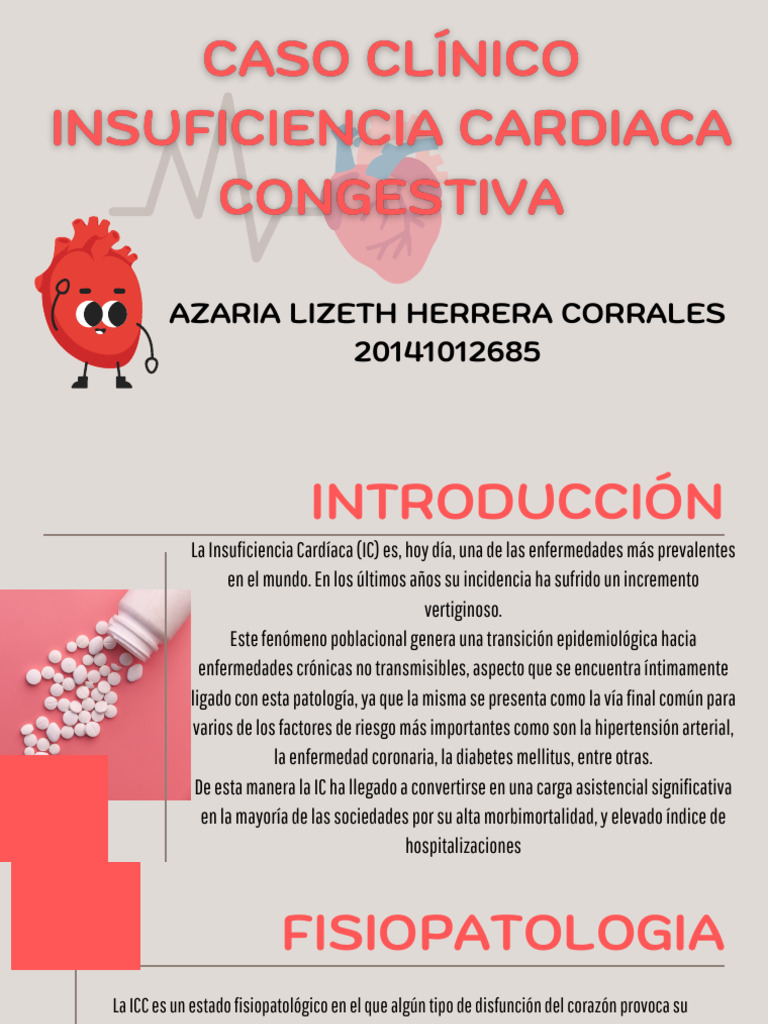 Caso Clínico Insuficiencia Cardiaca Congestiva | PDF