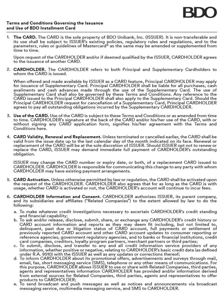 TC Installment Card JANUARY 2021 | PDF | Credit Card | Payments