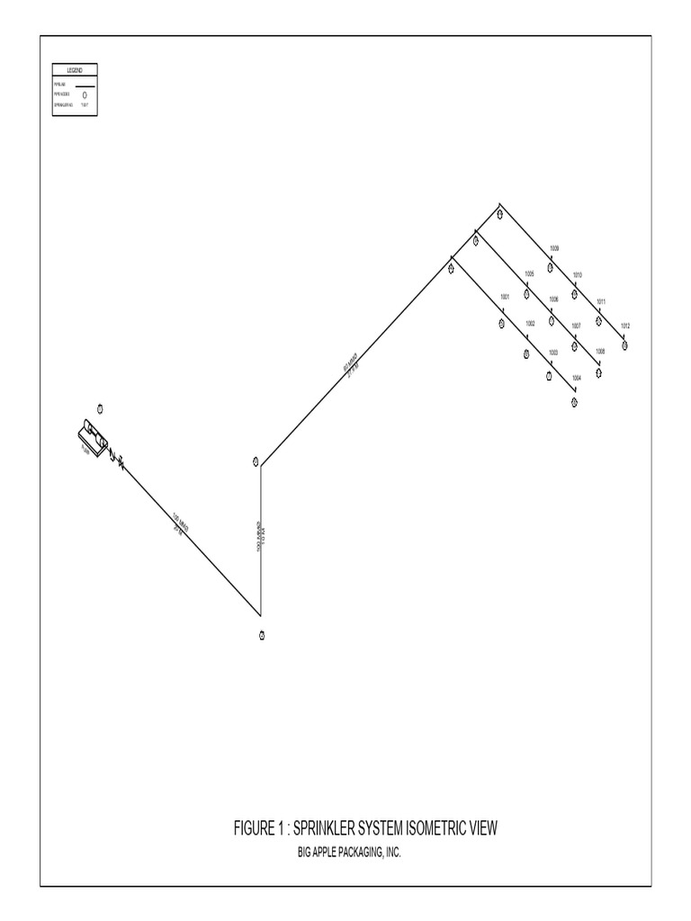 Fig 1 - Sprinkler System Pipe Noding | PDF