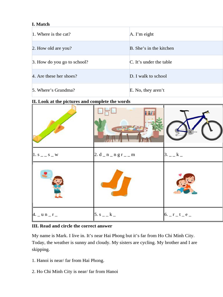 đề thi tanh lớp 2 | PDF