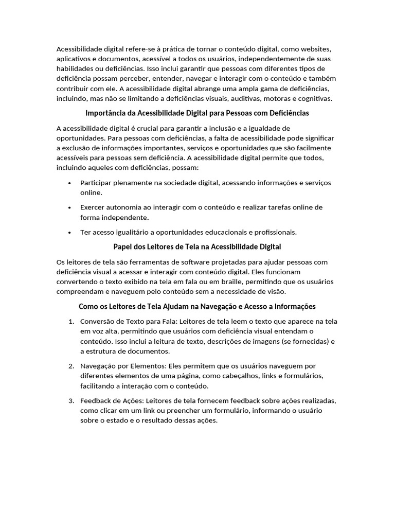 ACESSIBILIDADE | PDF